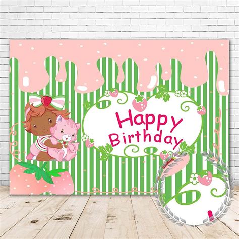 Strawberry Shortcake Backdrop
