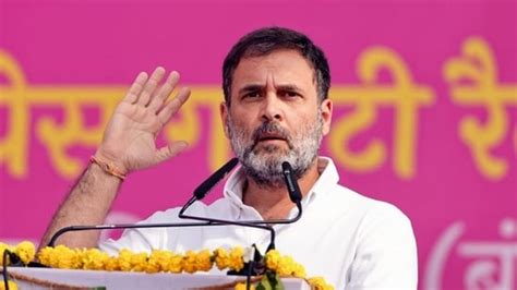 Rahul Gandhi Takes ‘caste Of Billionaires Jibe At Pm Narendra Modi