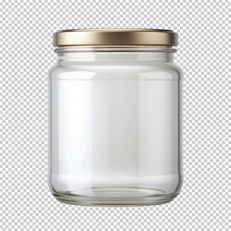 A Food Jar On Transperent Back Ground Premium Ai Generated Psd