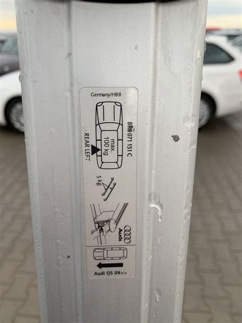 Рейлинг за Audi Q5/греди за покрив/ с. Долни Богров • OLX.bg