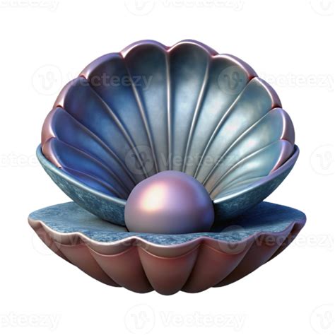 Wonderful Classic Clam Shell Open Isolated Authentic 57407927 Png