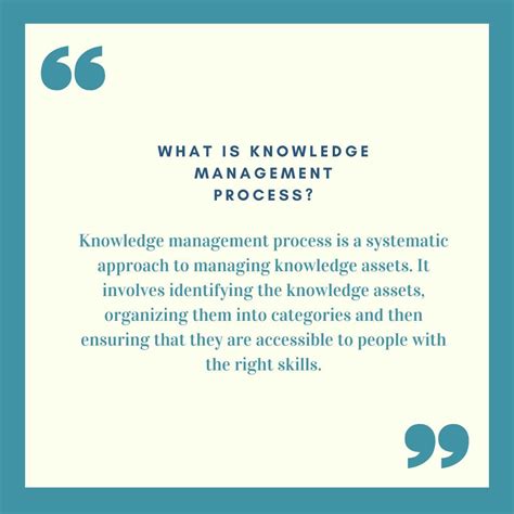 What Is Knowledge Management Process