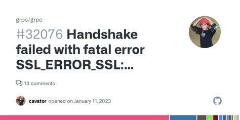 Handshake Failed With Fatal Error Sslerrorssl Error100000f7ssl