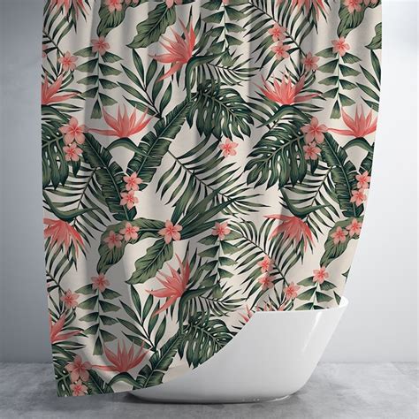Hibiscus Shower Curtain Etsy