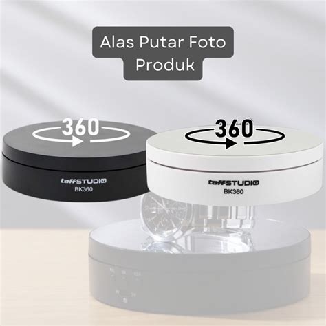 Cod Alas Putar Fotografi Displat Produk Rotating 360 Besar Otomatis 30