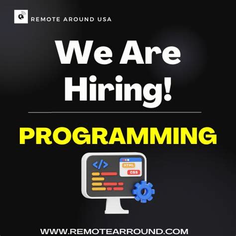Jobs 🖥️ Ready To Shape The Digital World As A Programmer Explore