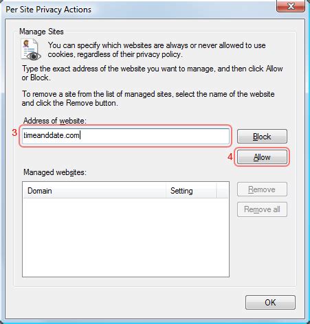 Enabling Cookies In Internet Explorer
