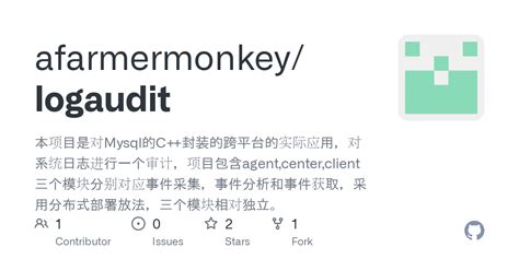Github Afarmermonkey Logaudit Mysql C Agent Center Client