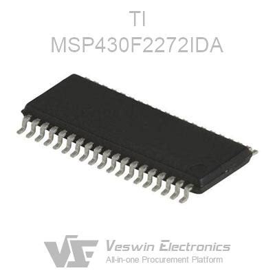 MSP F IDA TI Processors Microcontrollers Veswin Electronics