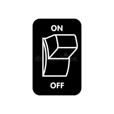 On And Off Icon Vector Switch Illustration Sign Toggle Symbol Slider