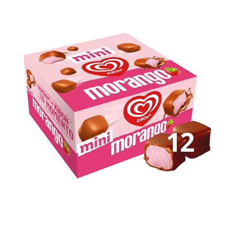 Mini Sorvete Kibon Morango Com Cobertura Chocolate 92g Pague Menos