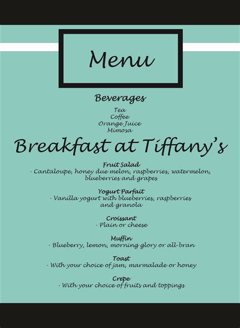 15 Gorgeous Ideas For A Breakfast At Tiffany S Baby Shower Artofit