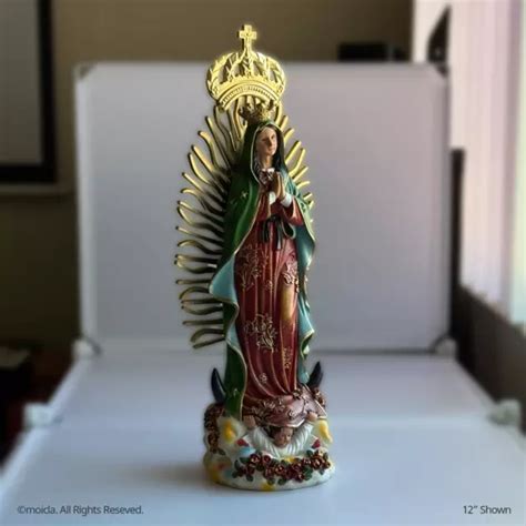 Our Lady Of Guadalupe Resin Statue 12 Catholic Figurine Virgen De