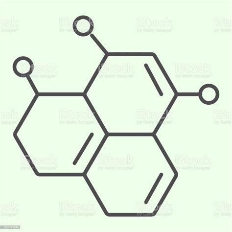 化學公式薄線圖示原子結構和分子在白色背景上勾勒出樣式象形圖移動概念和網路設計的科學和教育標誌向量圖形向量圖形及更多互聯網圖片 Istock