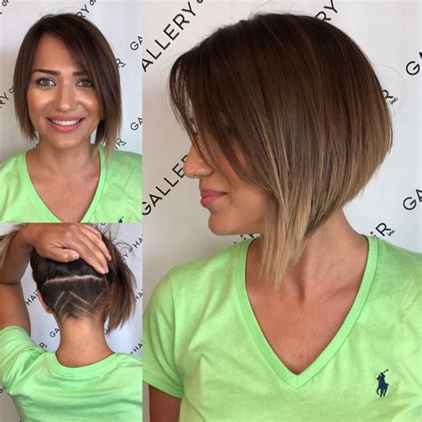 Asymmetrical Bob With Side Swept Bangs