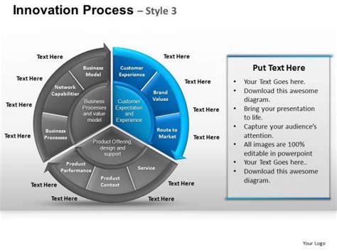 PowerPoint Slidelayout Diagram Pie Chart Ppt Layout