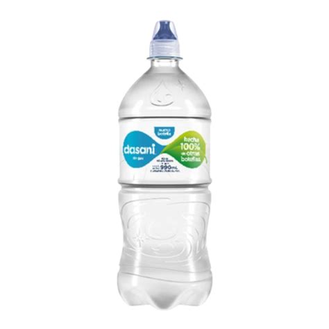 Dasani Agua Mineral Eco Sport Sin Gas 990 Ml