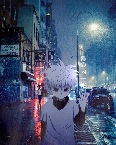 Killua Rain Wallpaper