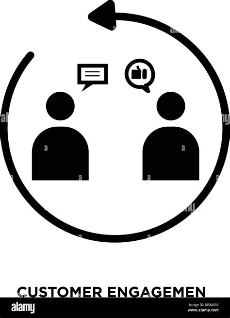 Customer Engagement Icon Stock Vector Image And Art Alamy