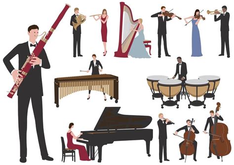 Orchestra Instruments Vector Art Icons And Graphics For Free Download