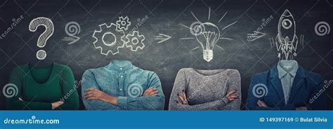 De Oplossing Van De Probleemanalyse En Projectconcept Als Surreal