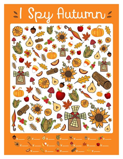 Printable I Spy Games