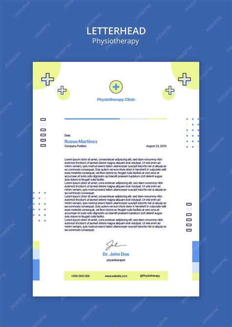 Free Psd Physiotherapy Template Design