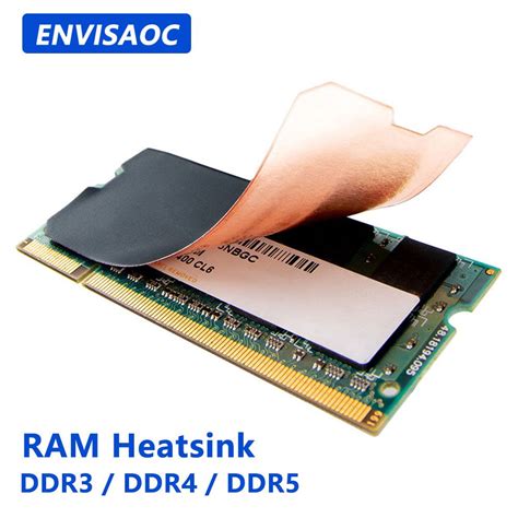 Радиатор памяти ноутбука Ddr5 Ddr4 Ddr3 Ram радиатор охладитель чистой