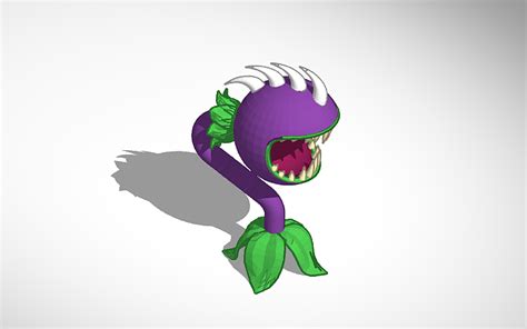 3d Design Plants Vs Zombies Chomper Tinkercad