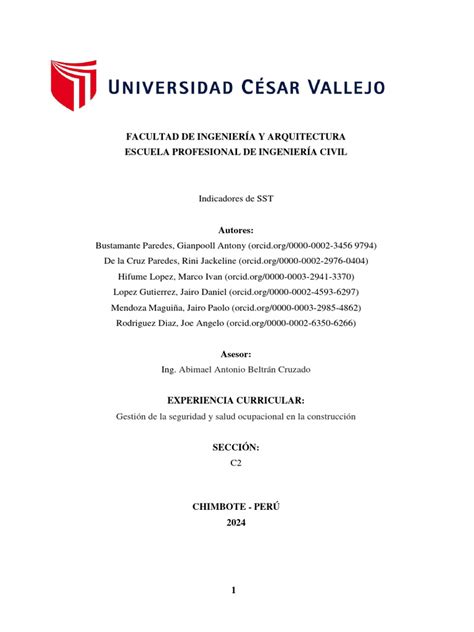 Indicadores De Sst Descargar Gratis Pdf Seguridad Y Salud