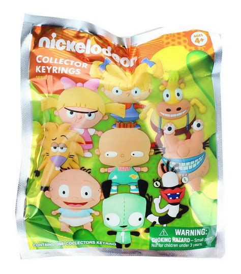 Nickelodeon Series 2 3d Foam Key Ring Blind Bags