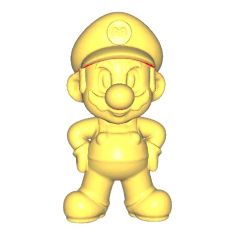 👾 Chibi Mario 3d Figure Super Mario Collectible For Fans ・ Obj File For 3d Printing・cults