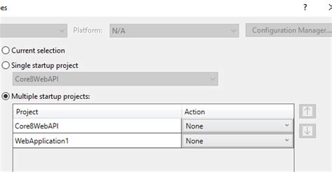 C Im Using Core 8 And I Want To Seperate Projects In A Solution Without Using Webapi