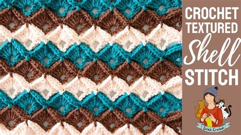 How To Crochet Textured Shell Stitch Tutorial