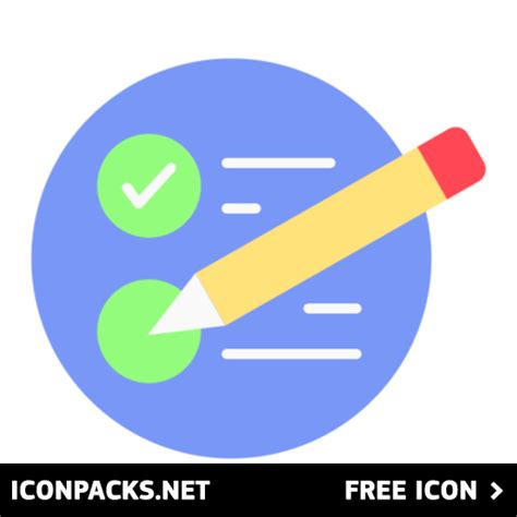 Free Testing Checklist Or Survey And Pencil Svg Png Icon Symbol