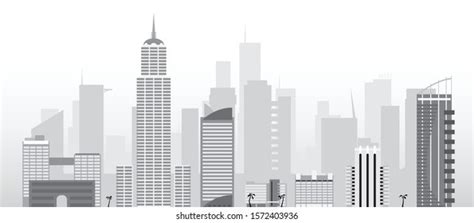 도시 파노라마 벡터 그림도시 스카이라인 스톡 벡터로열티 프리 1572403936 Shutterstock