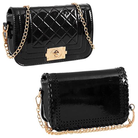 Kit Bolsas Feminina Luxo Transversal Em Verniz Compre Agora Feira Da Madrugada SP