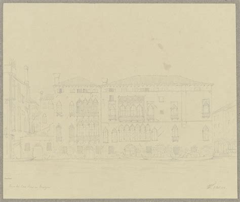 Der Palazzo Ca DOro Am Canale Grande In Venedig Digitale Sammlung