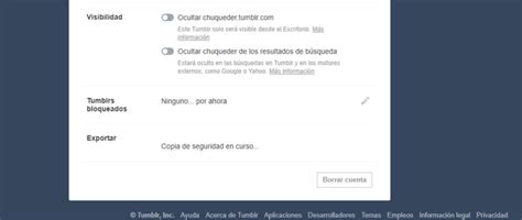 Cómo guardar todo el contenido sexual de tu cuenta de Tumblr