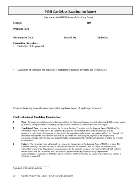 Thesis Defense Report Doc Template Pdffiller