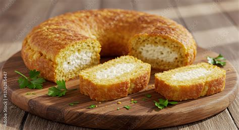 Mbey Paraguayan Cheese Bread Made From Cassava Starch Baked In A