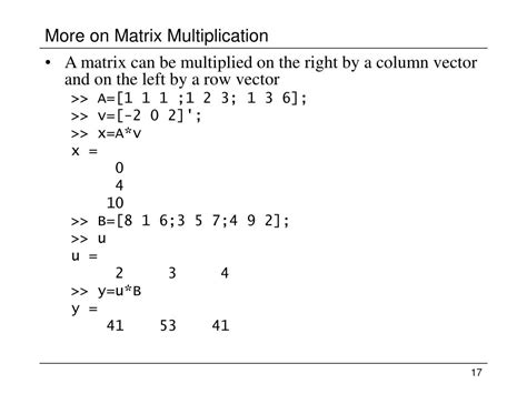 Ppt Matlab Lesson Matrix Computation Powerpoint Presentation