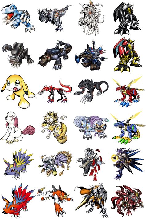 Evolution Lines I Thought For Some Recolor Digimon Rdigimon