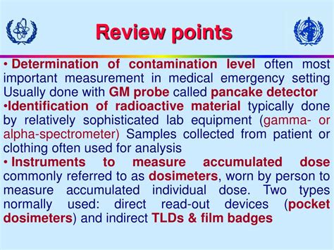 Ppt Radiation Detection Monitoring Devices And Their Use Powerpoint Presentation Id 320894