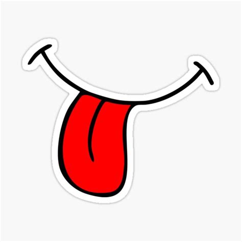 Stick The Tongue Out Sticker For Sale By Jobardo90 Redbubble
