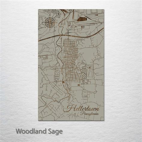 Hellertown Pennsylvania Street Map