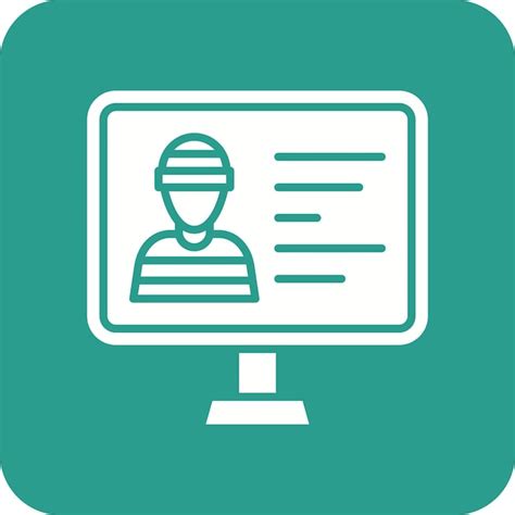 Premium Vector Criminal Database Icon Vector Image Can Be Used For