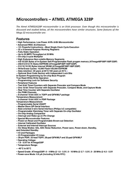 Pdf Points To Takes Note For The Programming Of Microcontrollers Focusing On Atmel Atmega