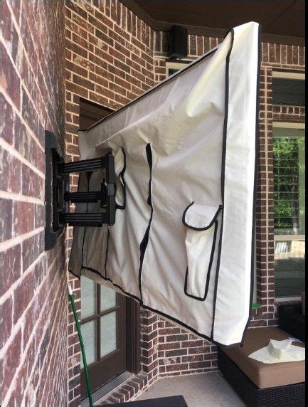 Mounted Outdoor Tv Cover In 2020 Outdoor Tv Covers Outdoor Tv