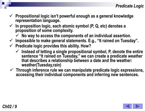PPT Predicate Logic PowerPoint Presentation Free Download ID 4296929